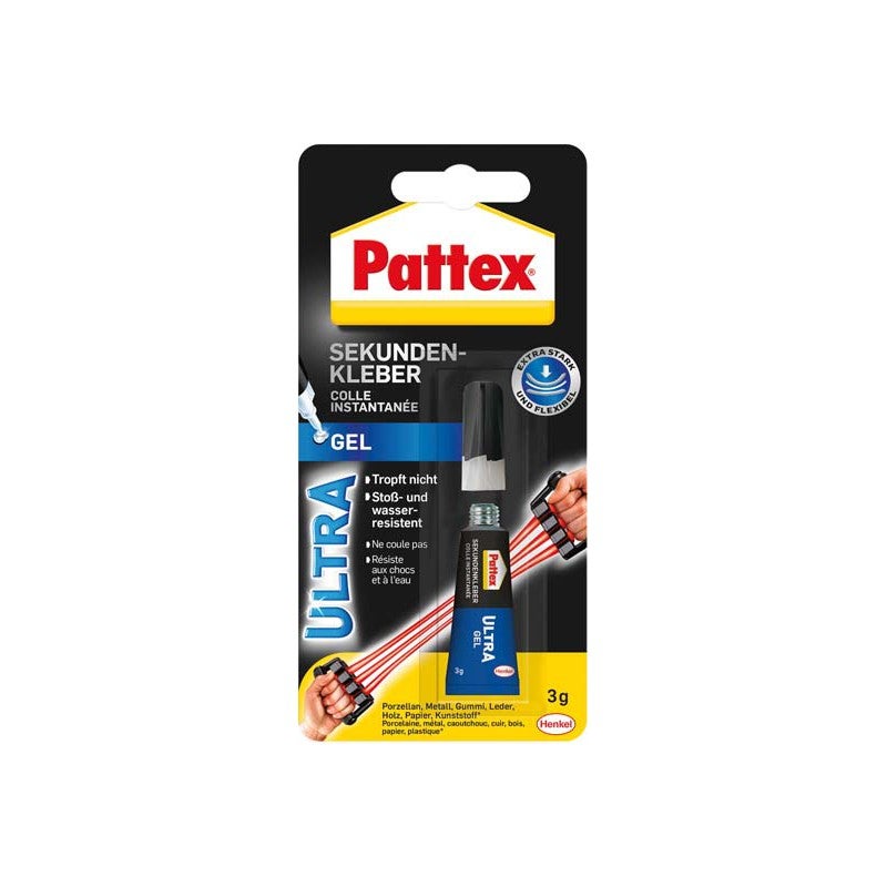 Pattex Colle instantanée Ultra Gel, 3g (Par 12) | Leroy Merlin