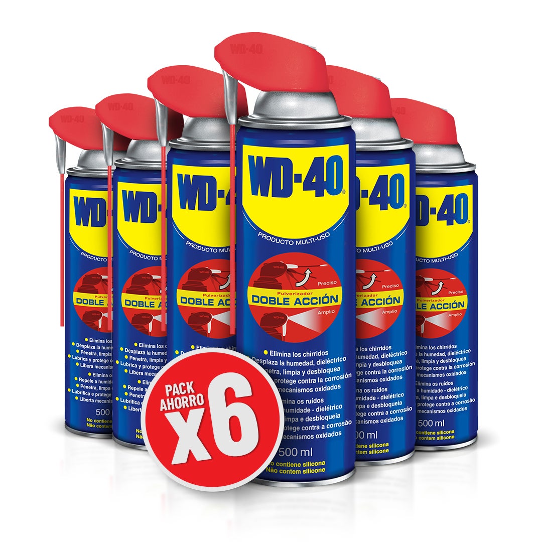 WD-40 Sixpack Doble Acción 500 ml | Leroy Merlin