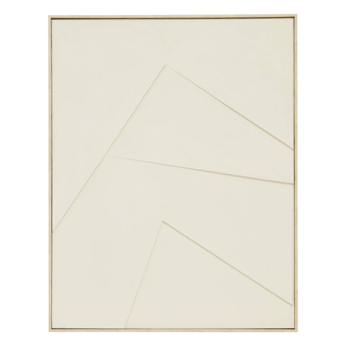 Toile 3D Makana blanc 100x78cm - Atmosphera créateur d'intérieur ...