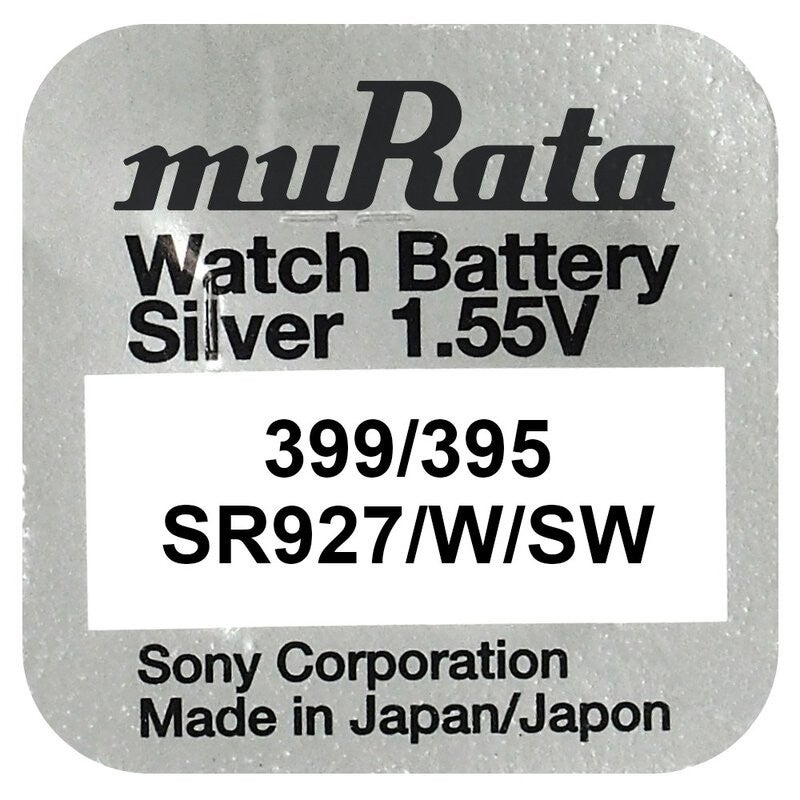 Murata 399/395 SR 927/W/SW WATCH Battery Silver 1,55 V | Leroy Merlin