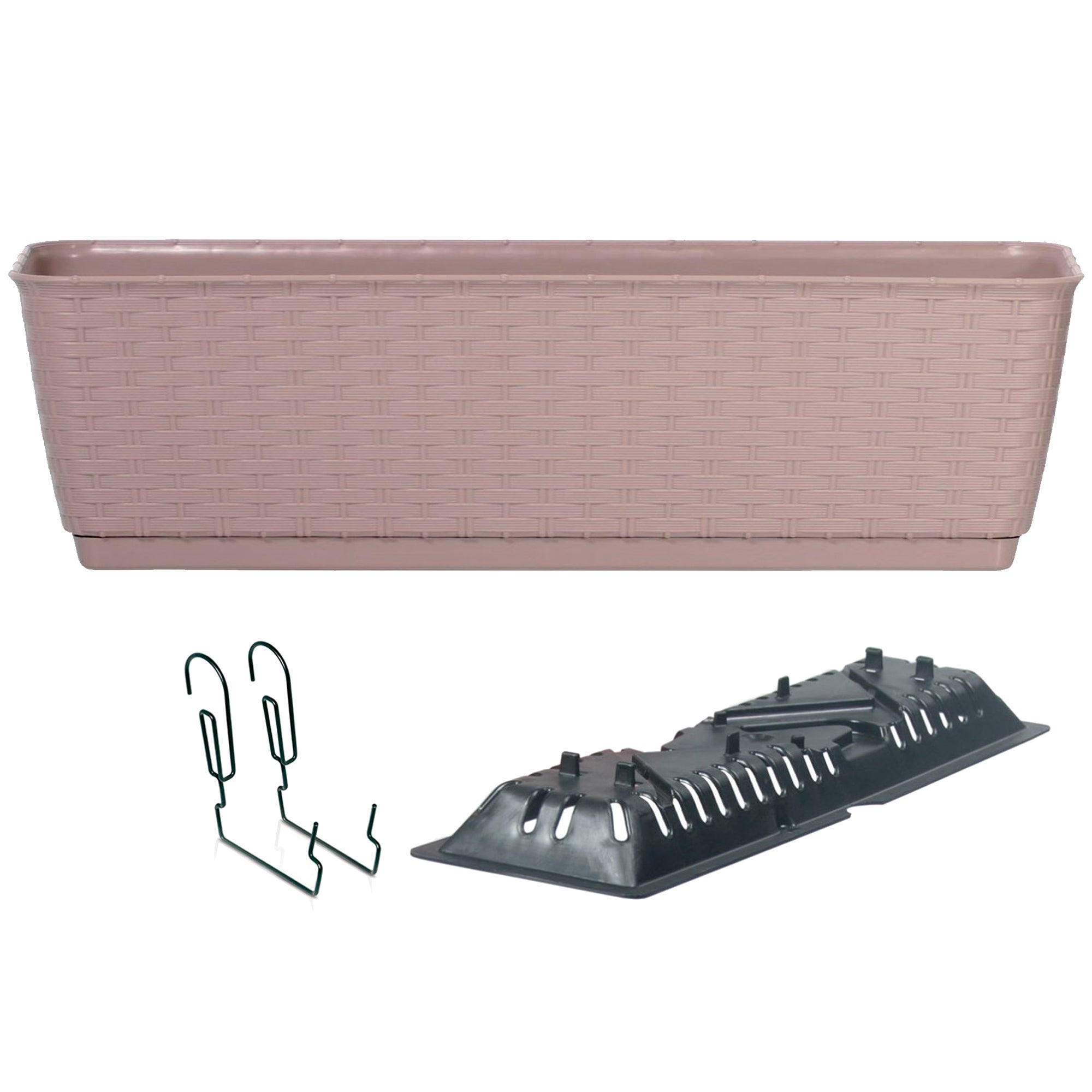Prosperplast Jardinière suspendue RATOLLA 59x15x14 cm - Mocca | Leroy ...
