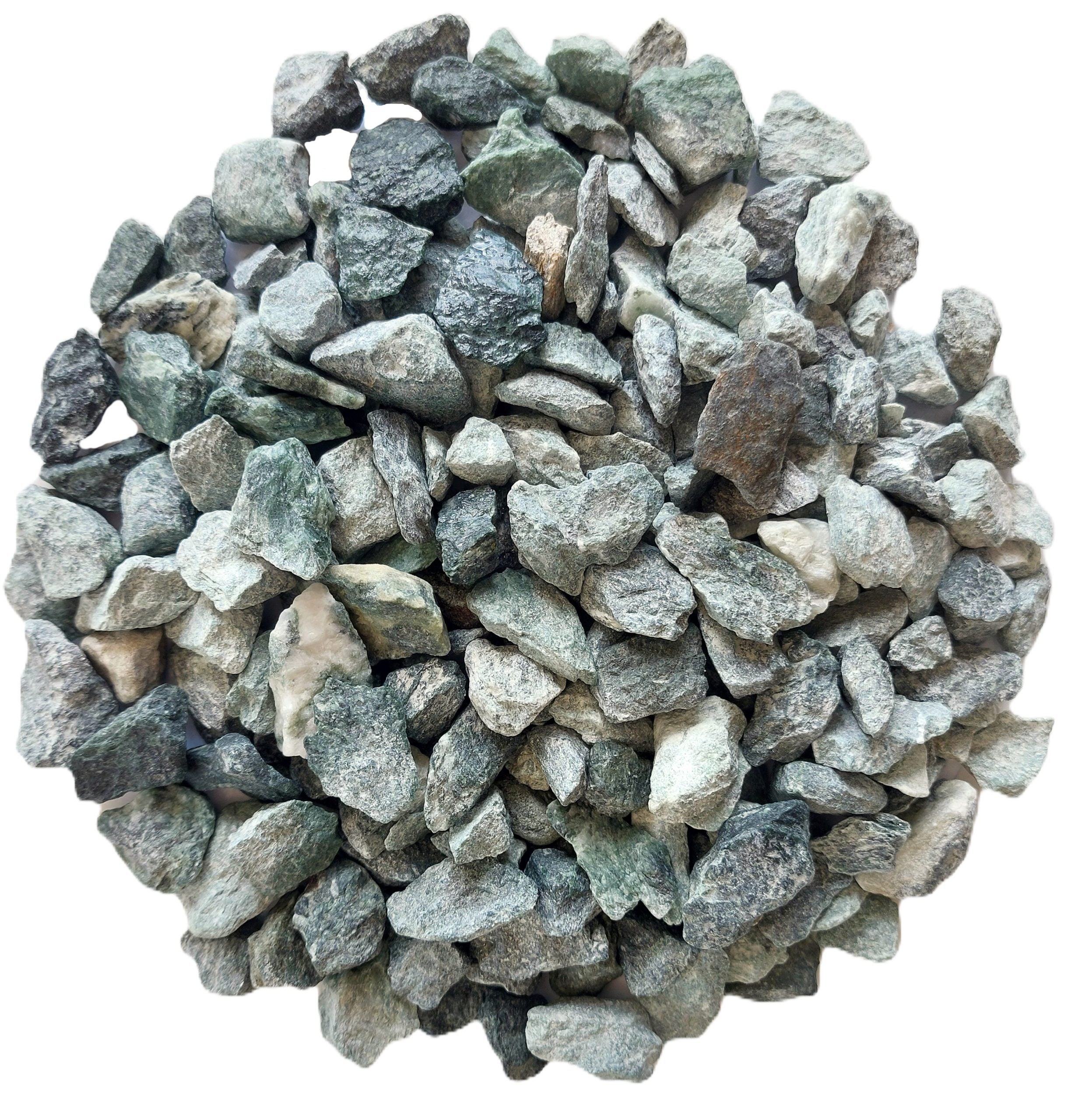 Gravillon concassé marbre vert 8/16 en big bag de 350 KG | Leroy Merlin
