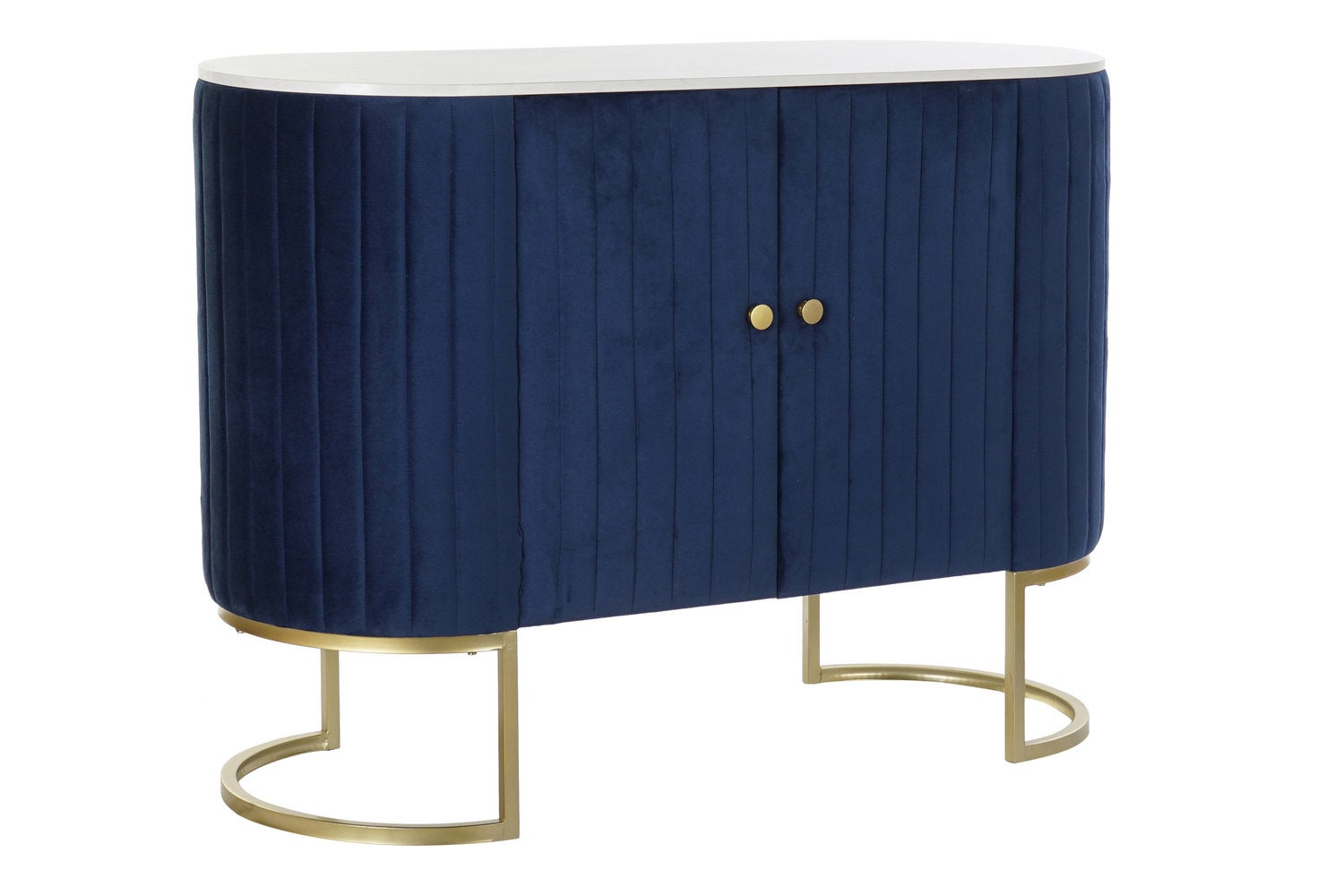 Buffet Velvet Marmol 120X48X85 Terciopelo Azul | Leroy Merlin