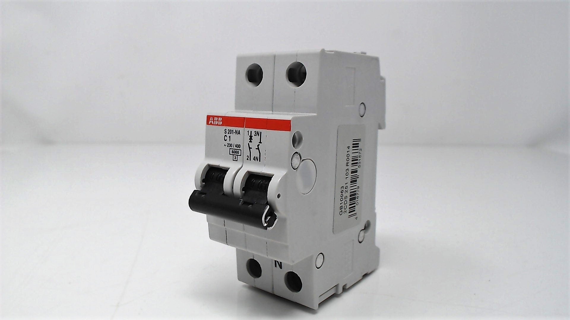 Abb s201 na interruttore magnetotermico 1p n 1a 6k c 2 moduli s531672 | Leroy Merlin