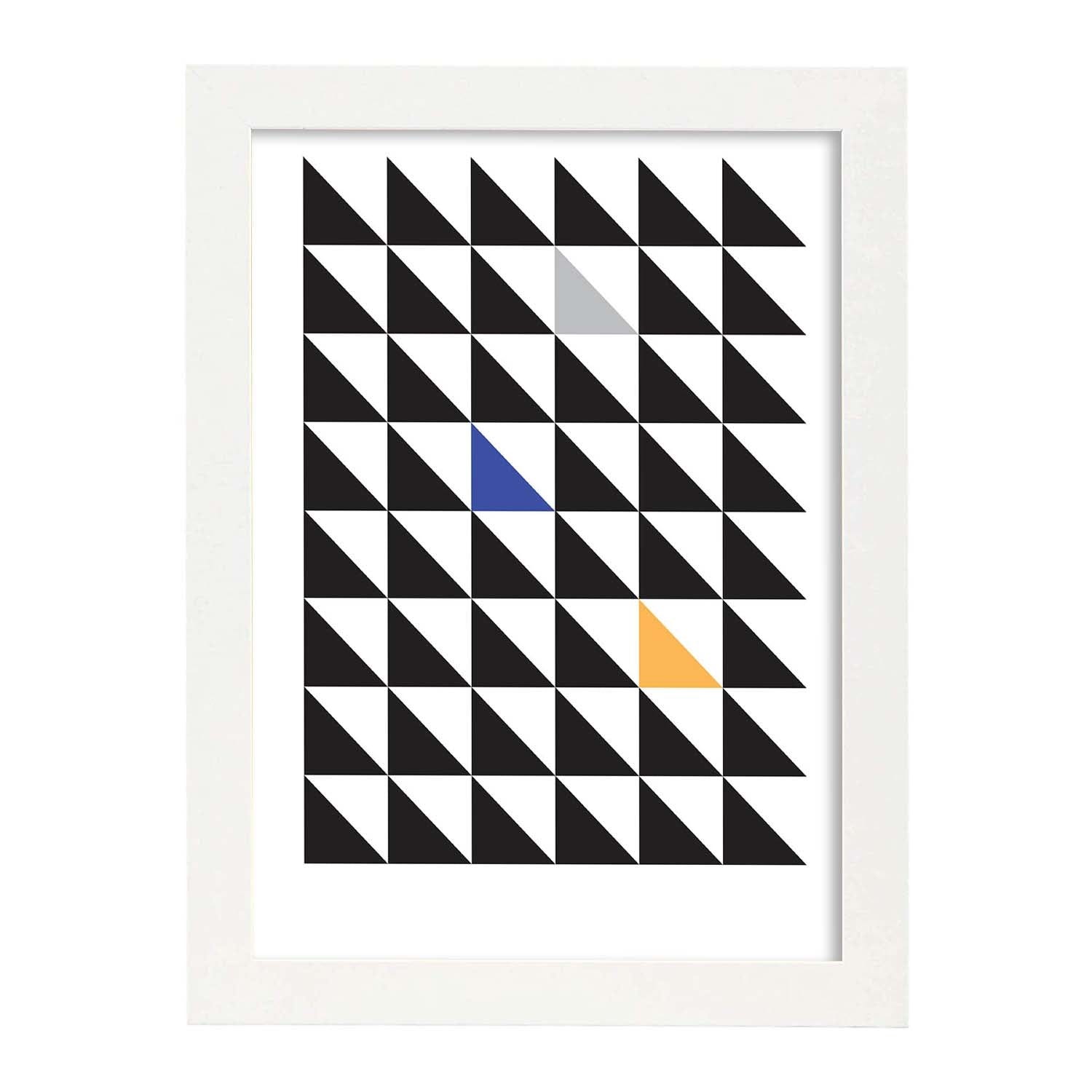 Publier Avec Un Dessin De Ligne Nordique Lame Jaune Violette