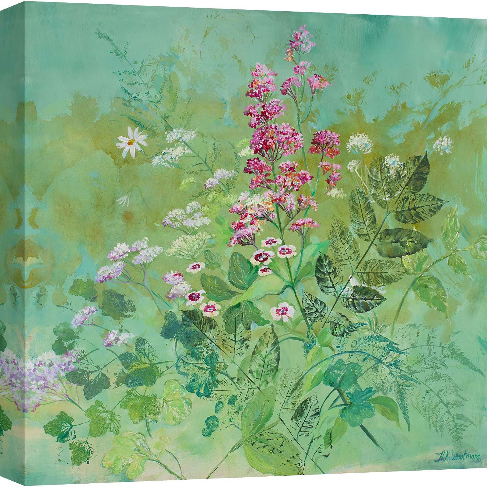 Tableau floral moderne - impression sur toile - Nel Whatmore - Fleurs ...