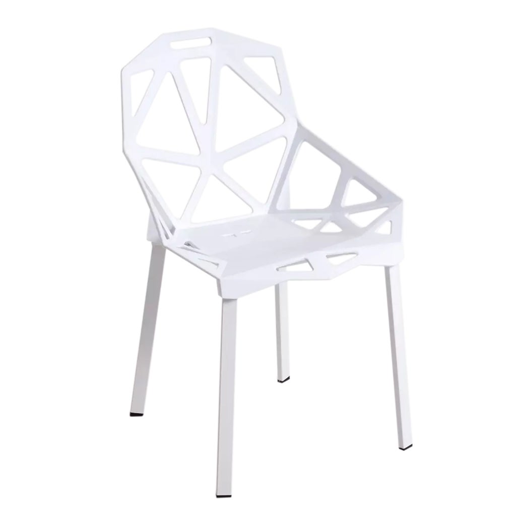 Orion91official - electra chair white polypropylene seat white ...
