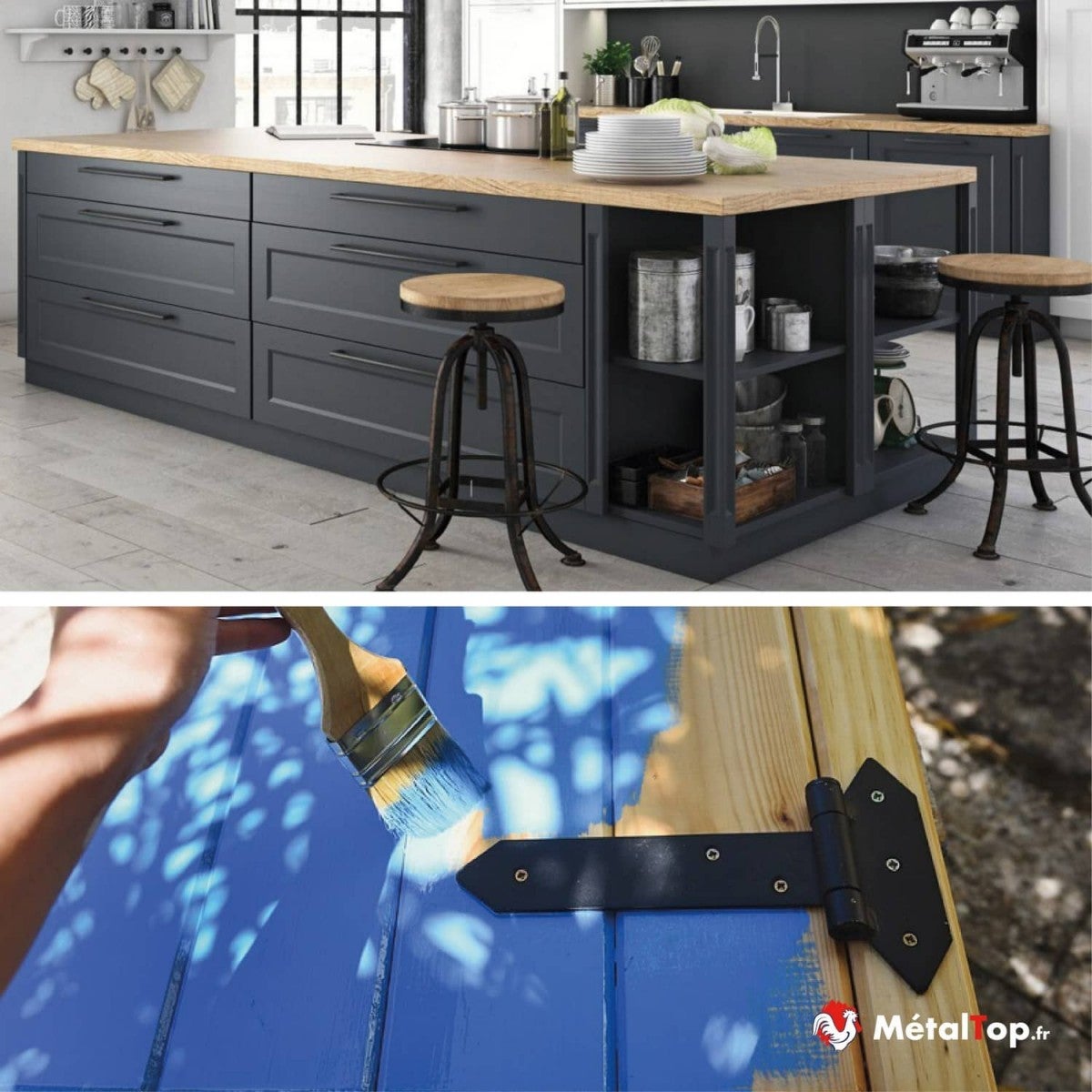 Peinture Bois Mat - Violet rouge - RAL 4002 - Bombe 400 ml - Métaltop ...