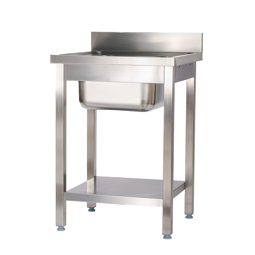 Cleiton® Fregadero de Acero Inoxidable de 1 Seno 600x700x850 mm ...