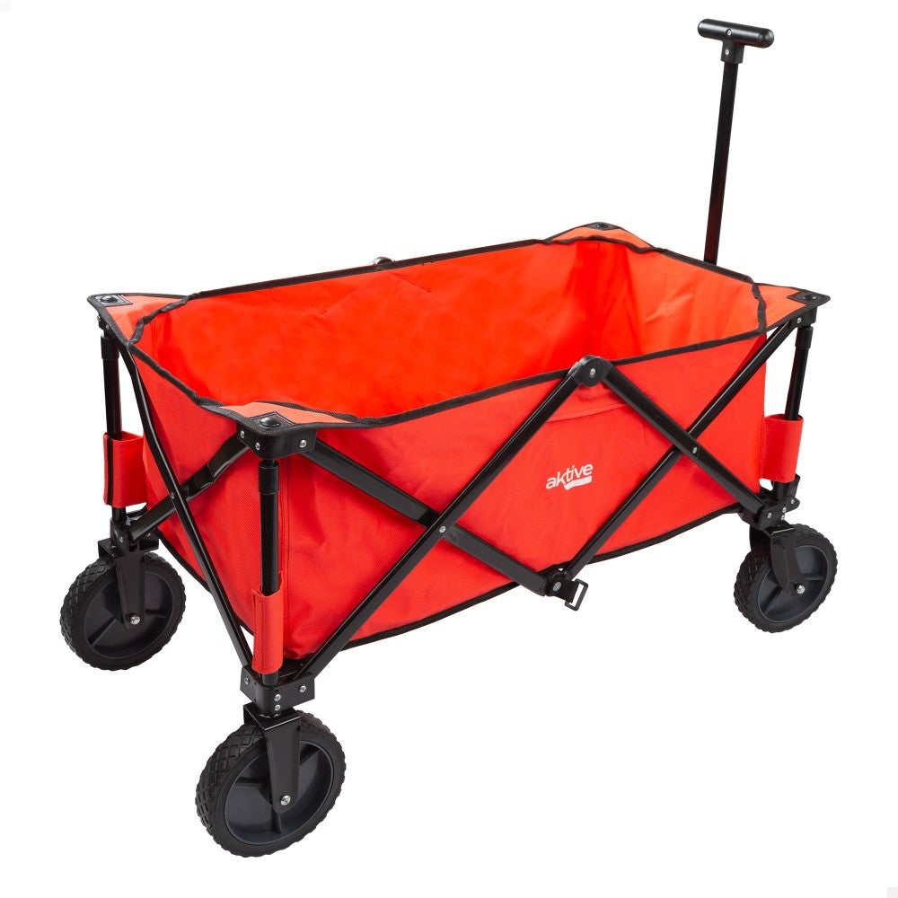 Carro plegable playa rojo Aktive | Leroy Merlin