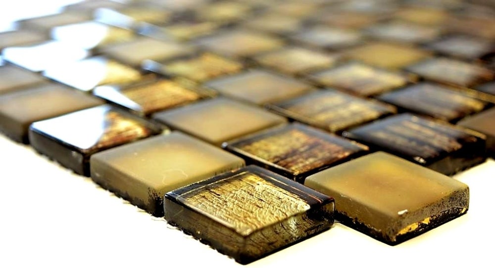 Mosaïque translucide brun cristal - 10 feuilles de mosaïque | Leroy Merlin
