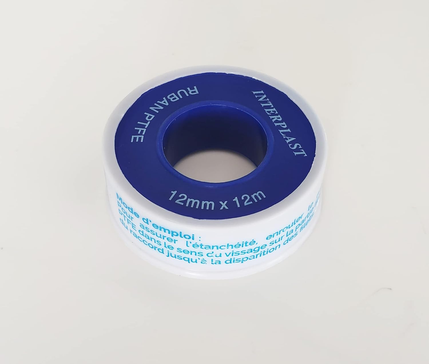 Téflon / PTFE 12 mm x 12m Interplast/étanchéité des raccords filetés ...