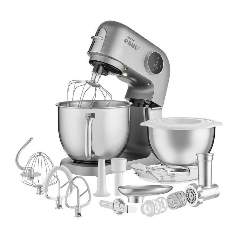 Robot pâtissier - SENCOR - STM 7740 PAUL 2 - 1500 W - Acier inoxydable ...