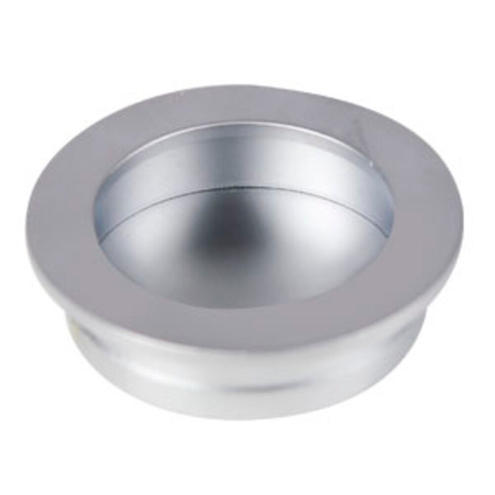 Bouton de meuble zamac encastrable rond 50 mm chrome mat lot de 24 ...