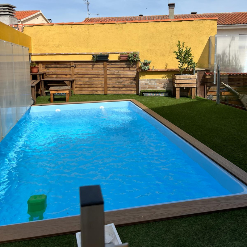 Piscina Modelo América Superficie 4,80 x 2,80 metros | Leroy Merlin