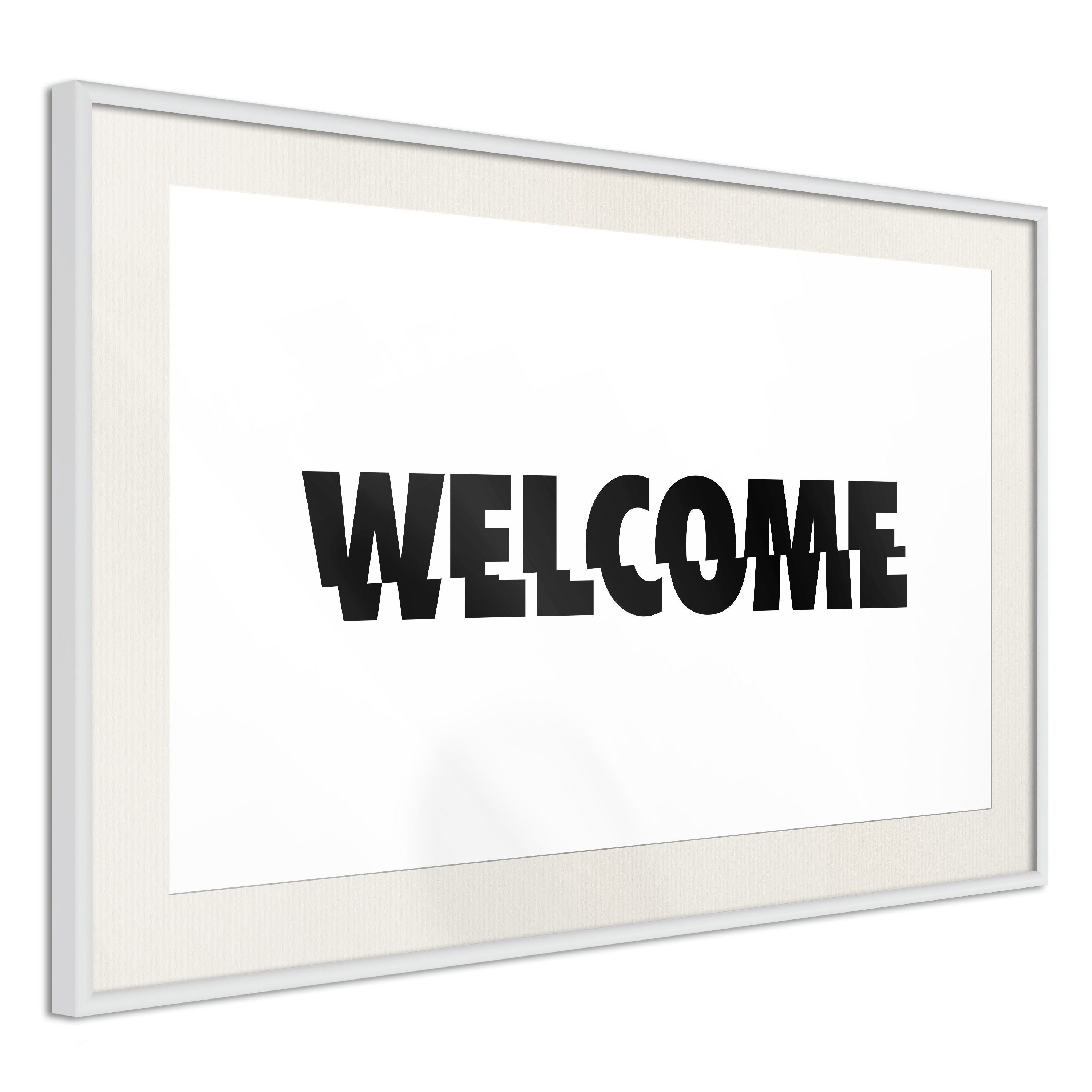 Poster et affiche - Welcome 90x60 cm | Leroy Merlin