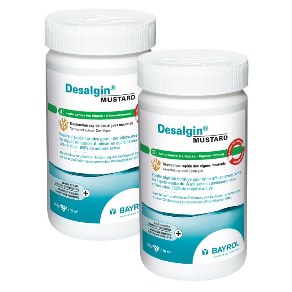 Pack de 2 Desalgin Mustard 1,5 kg lutte contre les algues moutarde ...