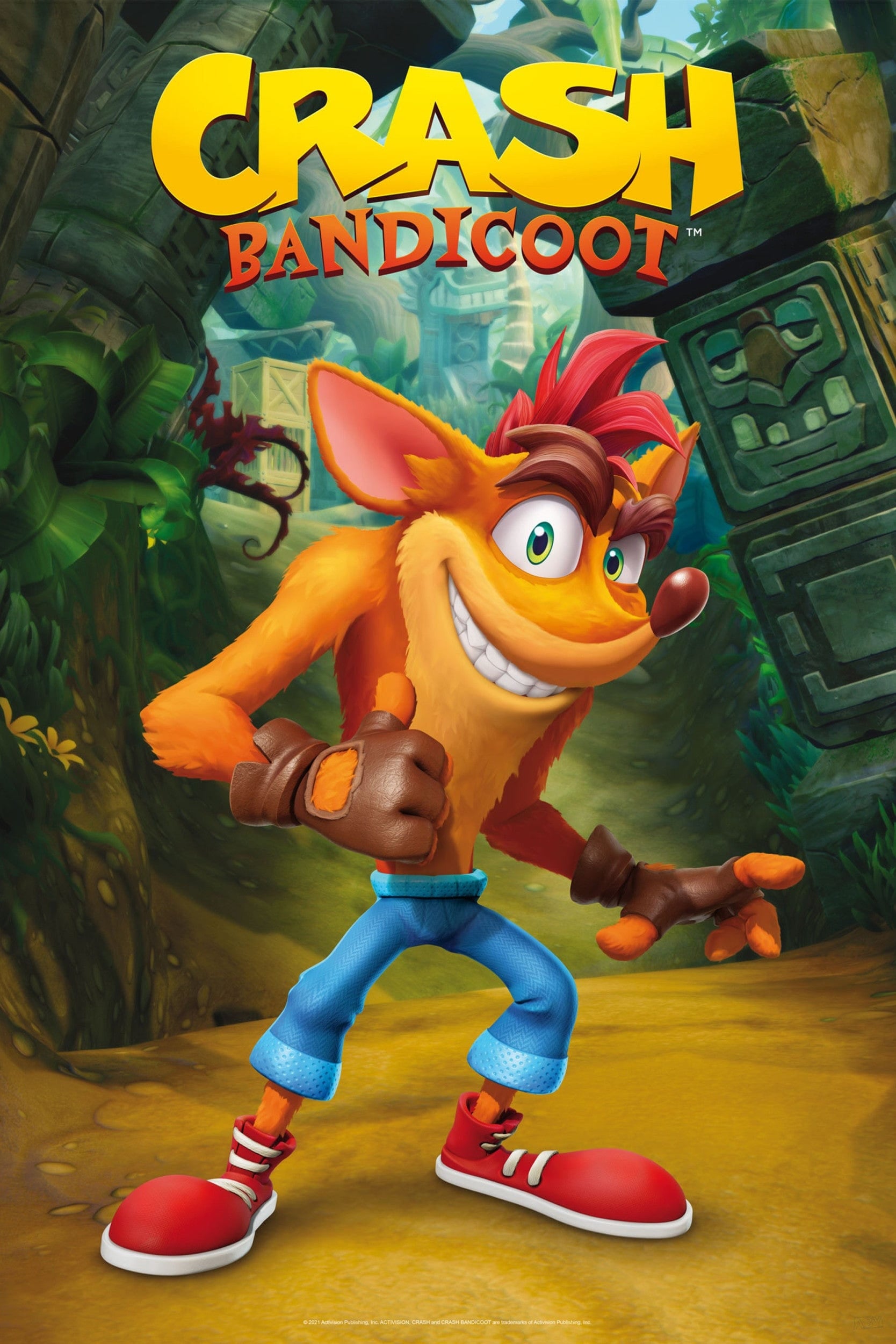 Poster Crash Bandicoot - Classic Crash 61x91.5cm | Leroy Merlin