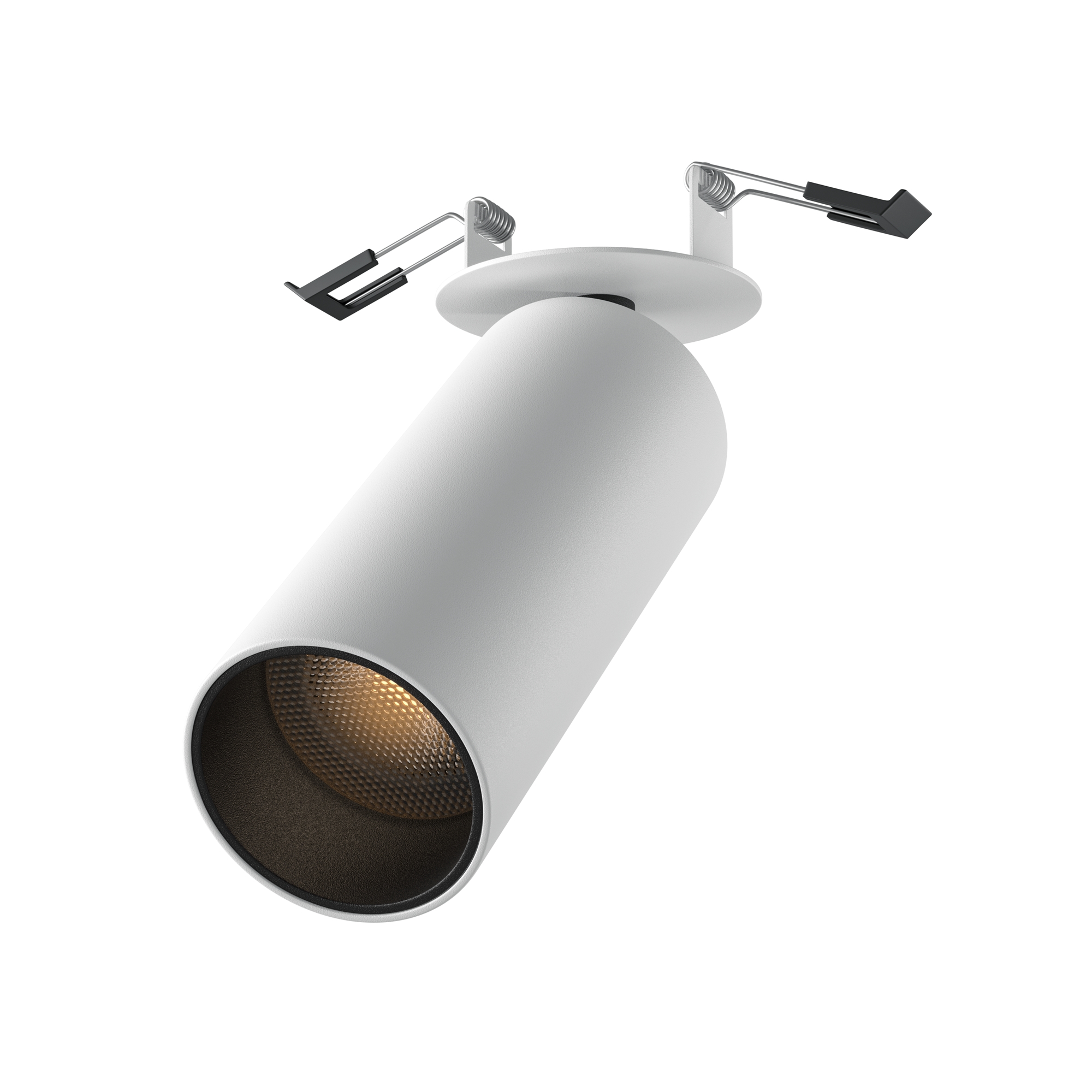 Plafonnier technique FOCUS LED Plafond et mur Aluminium blanc 12 W ...