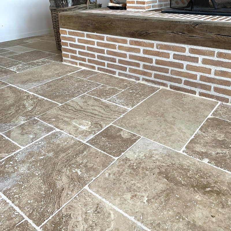 Travertin pierre naturelle premier choix PREMIUM - Epaisseur 3 cm ...