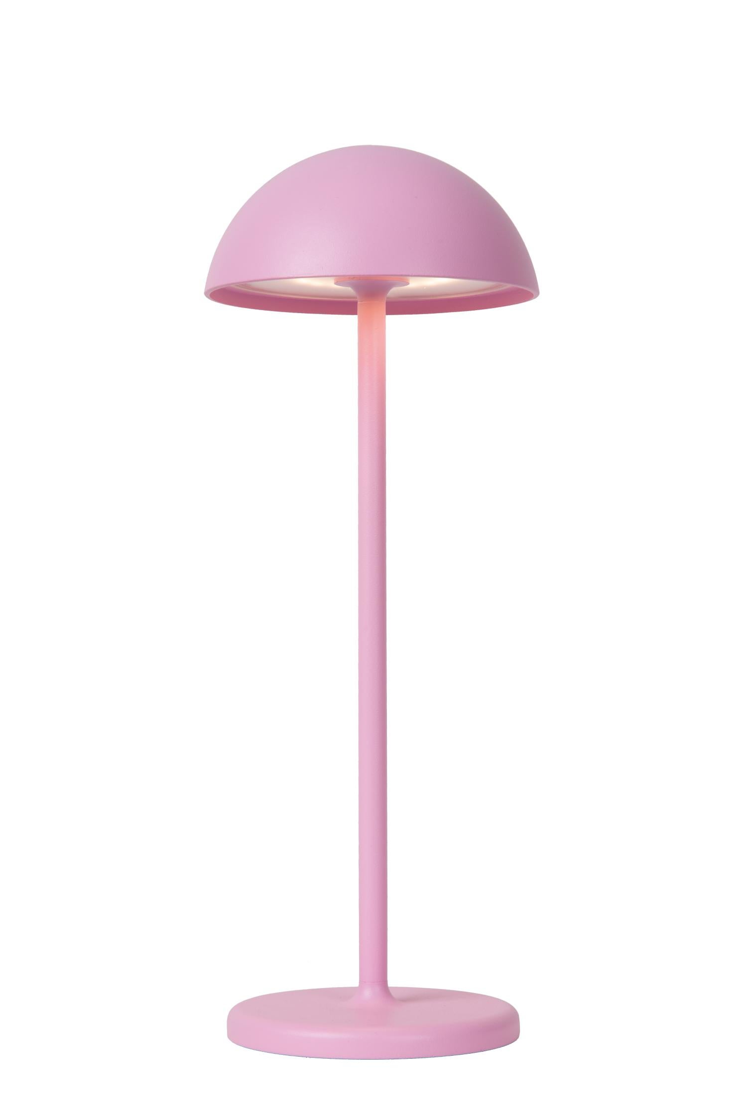 Lampe de table JOY - Rose - LED intégré - Lucide | Leroy Merlin