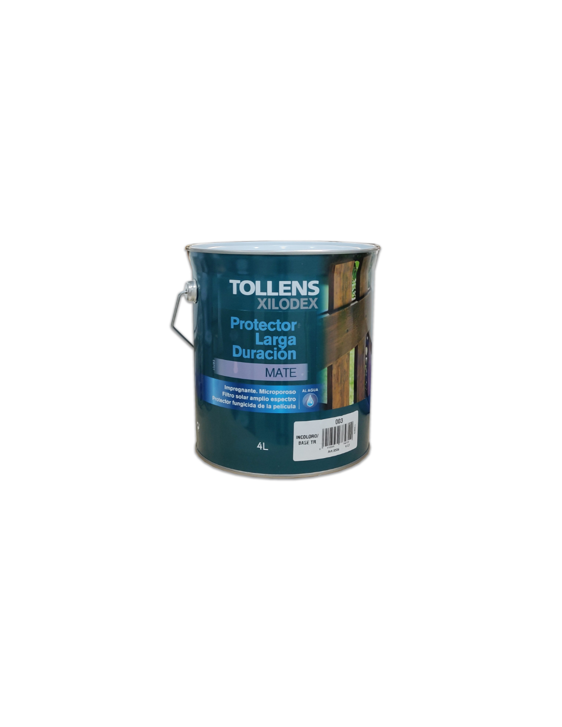 Tollens Long Lasting Water-Based Matt Protector 4 Lt.(Noyer du Canada ...