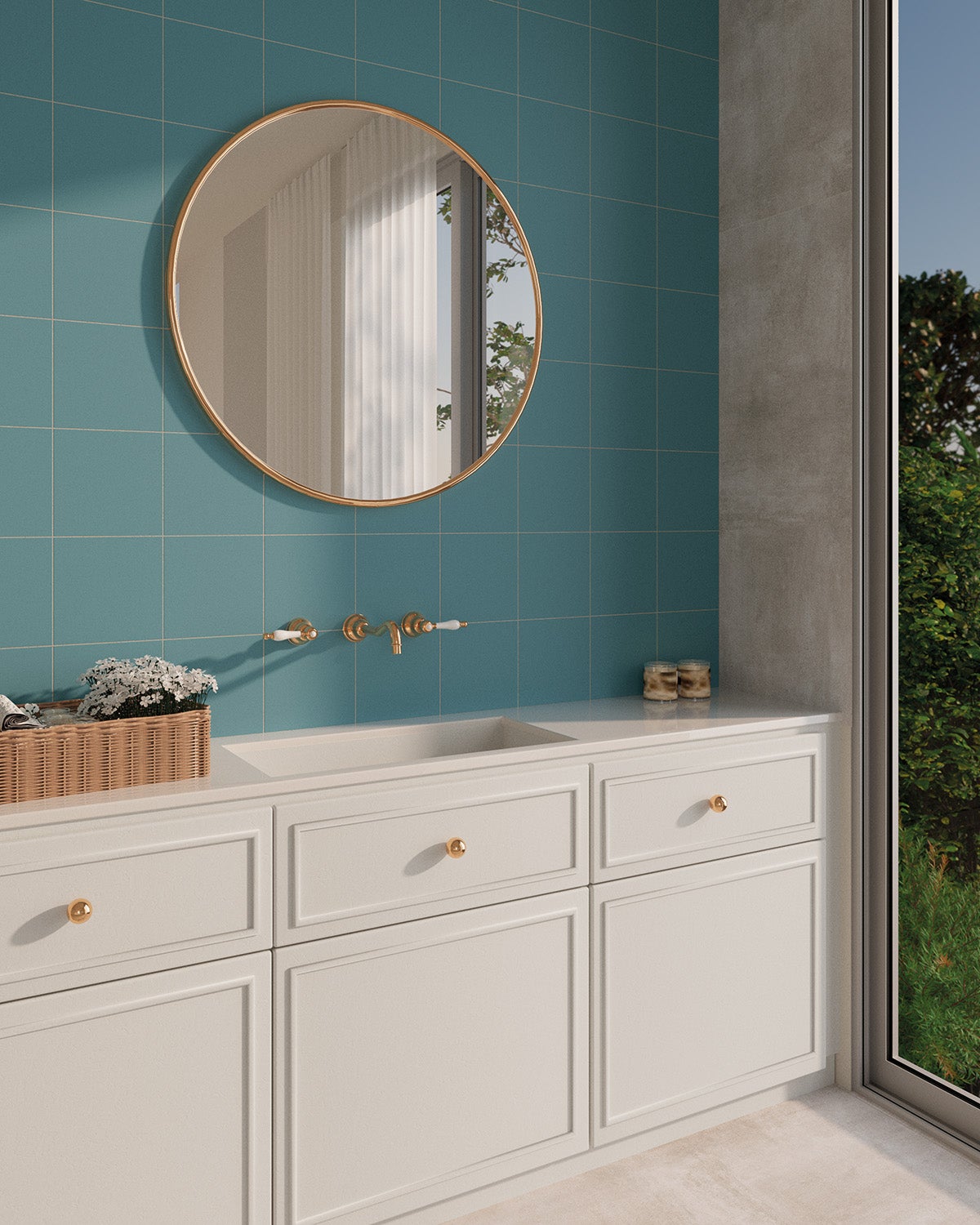 CUBIC CIELO MATE (PR) 20X20 Pasta rossa. Rivestimento murale, Colore ...