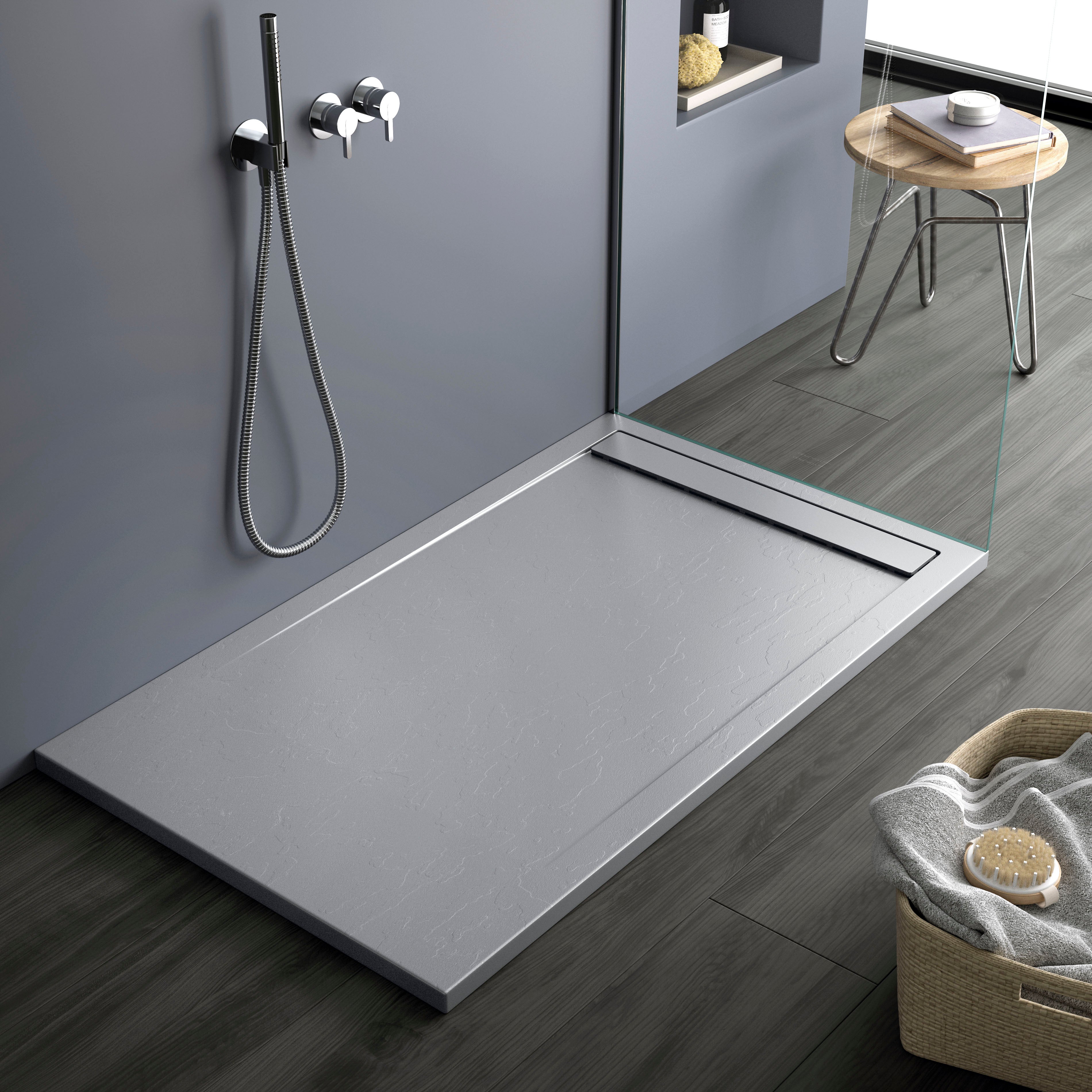 RECEVEUR DE DOUCHE MOD CRETA 210X90 BLANC | Leroy Merlin