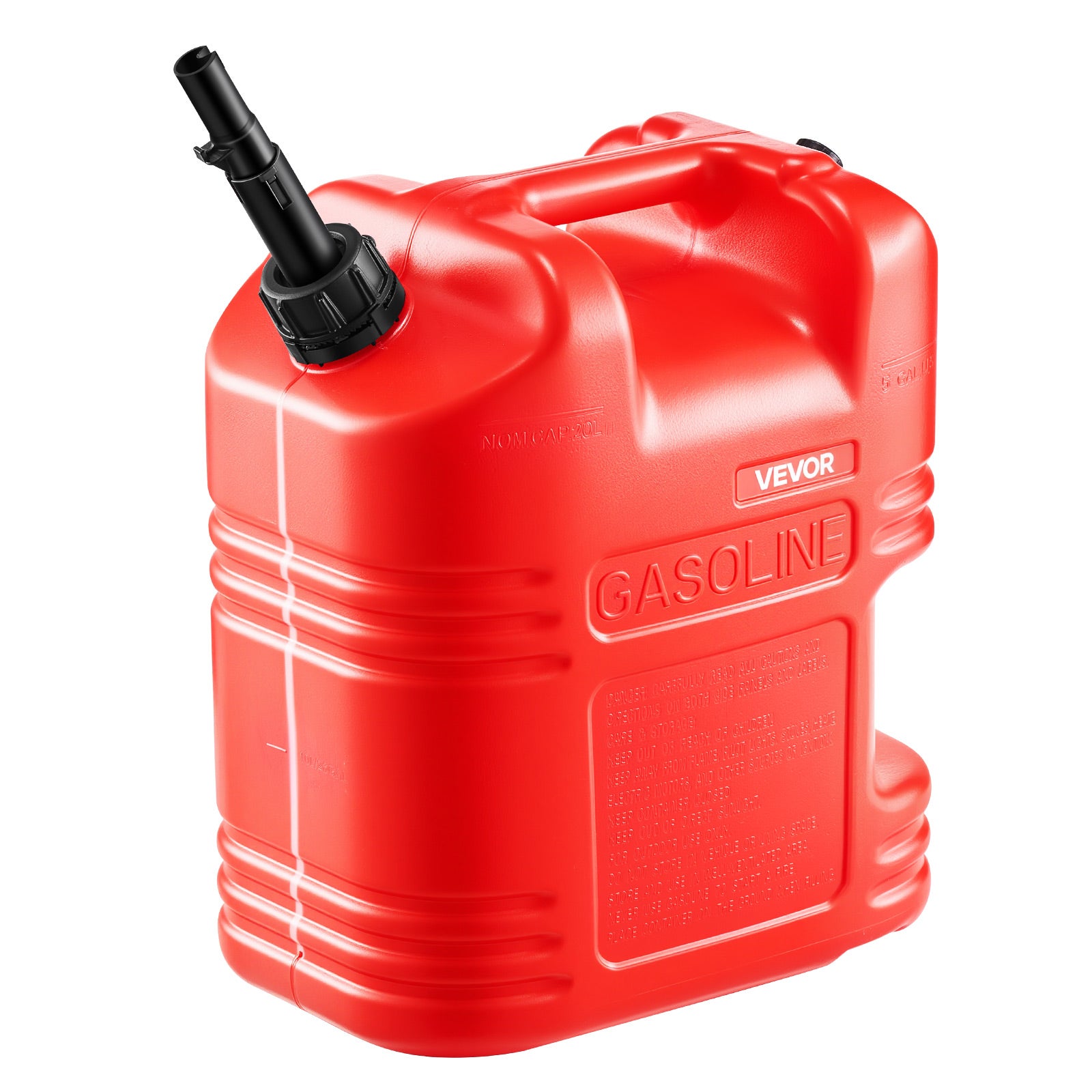 Bidon Essence VEVOR 19 L Bidon Carburant avec Bec Verseur, Débit ...