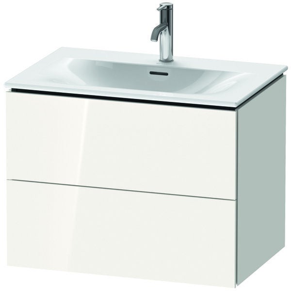 Duravit L-Cube Vanity unit à accrochage mural LC6306, 720x481 mm, 2 ...