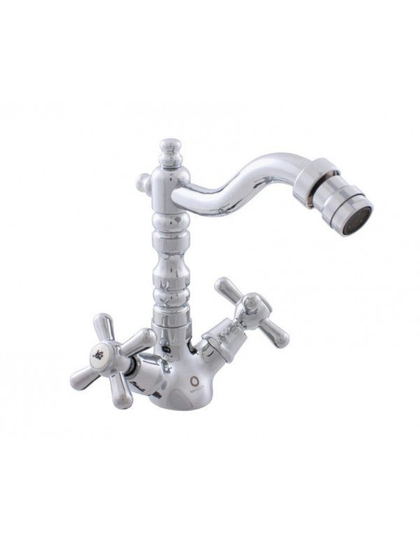 Mélangeur bidet long MORAVA sans siphon en laiton chromé | Leroy Merlin