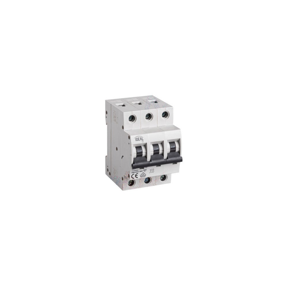 Disjoncteur Triphasé Modulaire 40A 3P Courbe B | Leroy Merlin