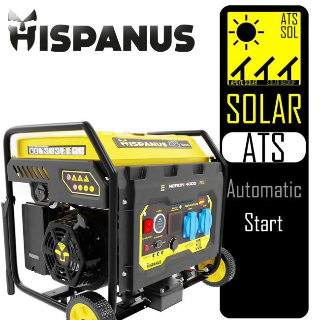 Generador Inverter Automático 4000W NERON ATS/SOL HISPANUS - Silencioso ...