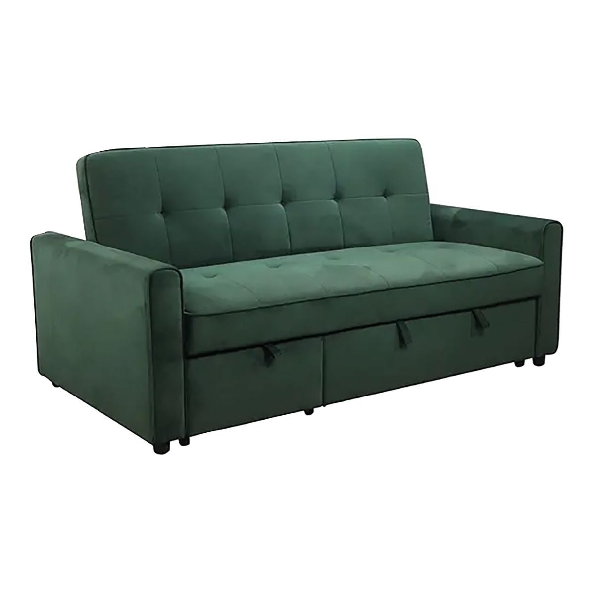 Venprodin - Canapé-lit Méridienne 184x98x90-178. Vert | Leroy Merlin