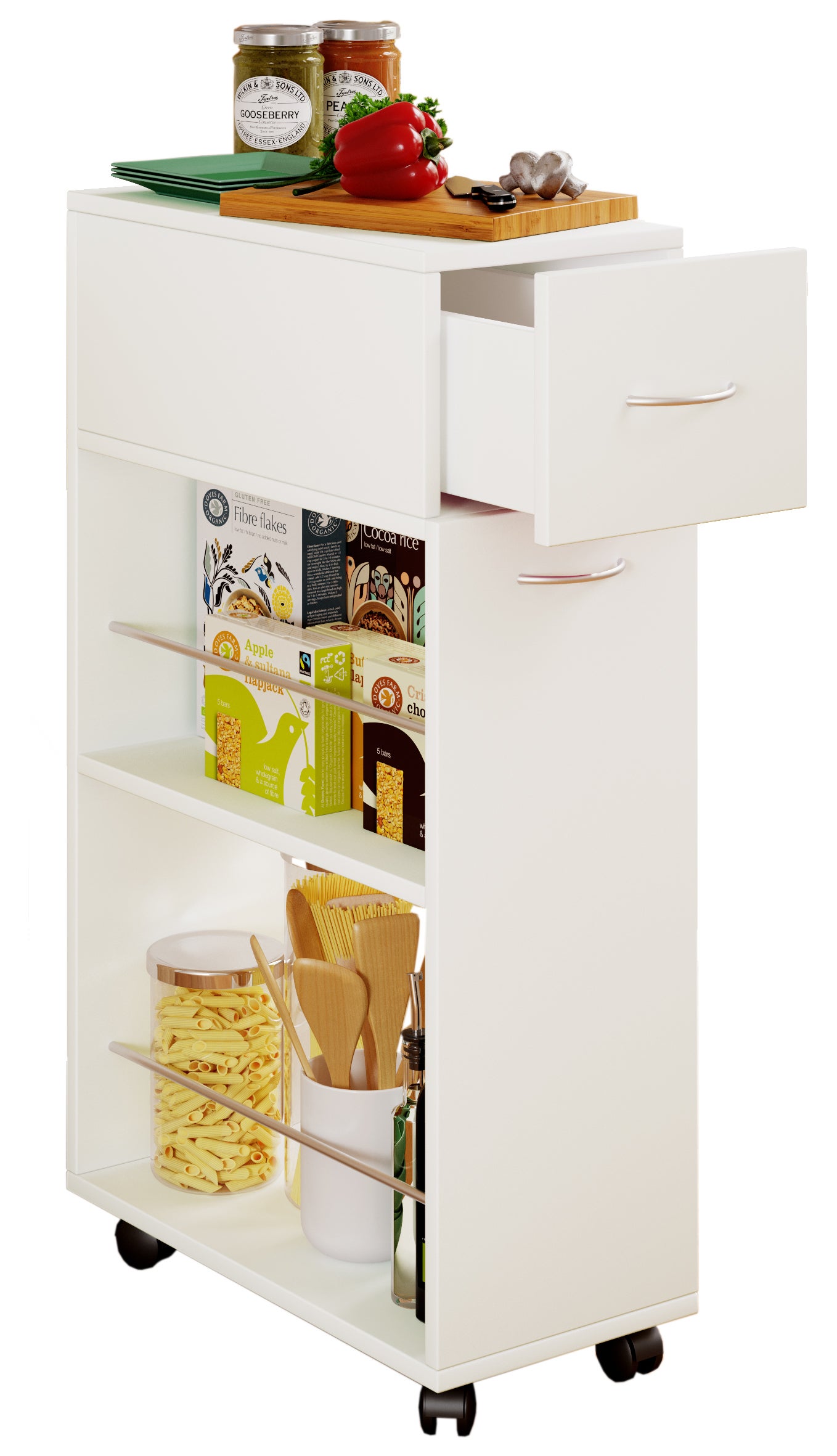 Mobilier de cuisine Tusal H. 85 x L. 25 x P. 50 cm Blanc | Leroy Merlin