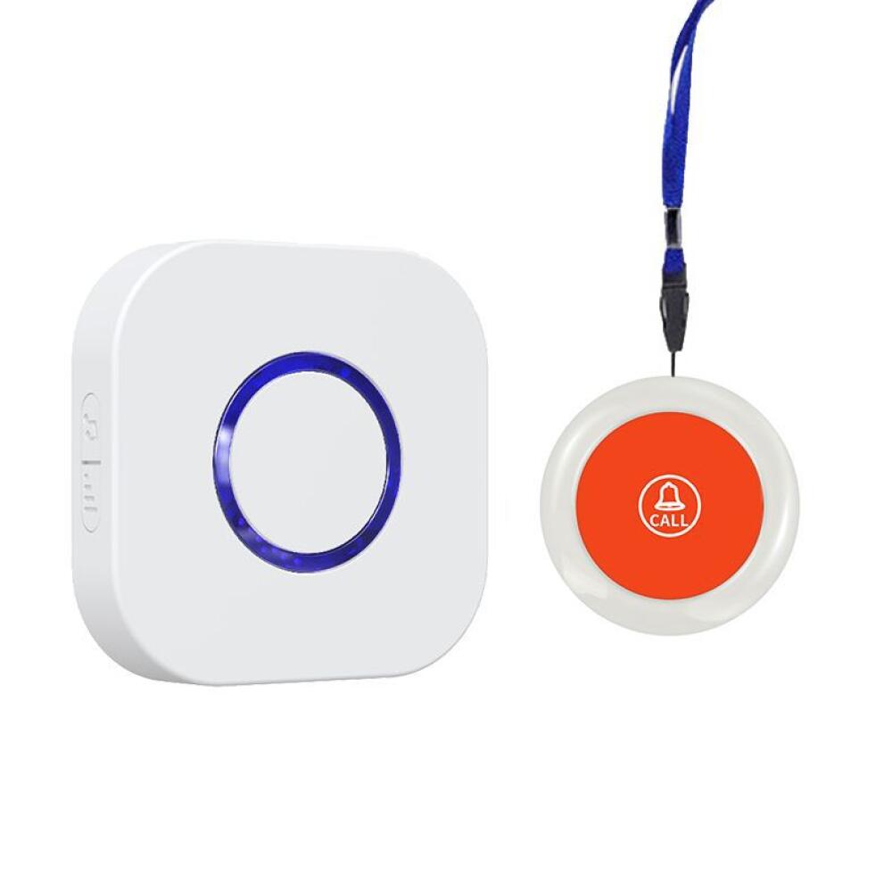 Alarma SOS con 1 receptor y 1 transmisor, botón de llamada de ...
