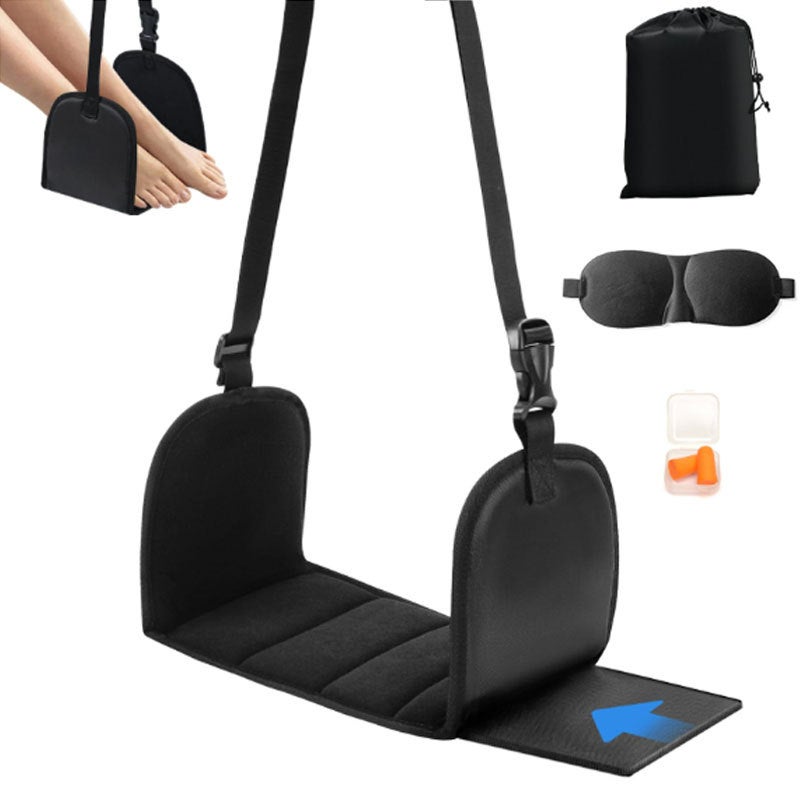Repose-pieds Avion + Masque Yeux + Bouchons Oreilles + Sac – Confort ...