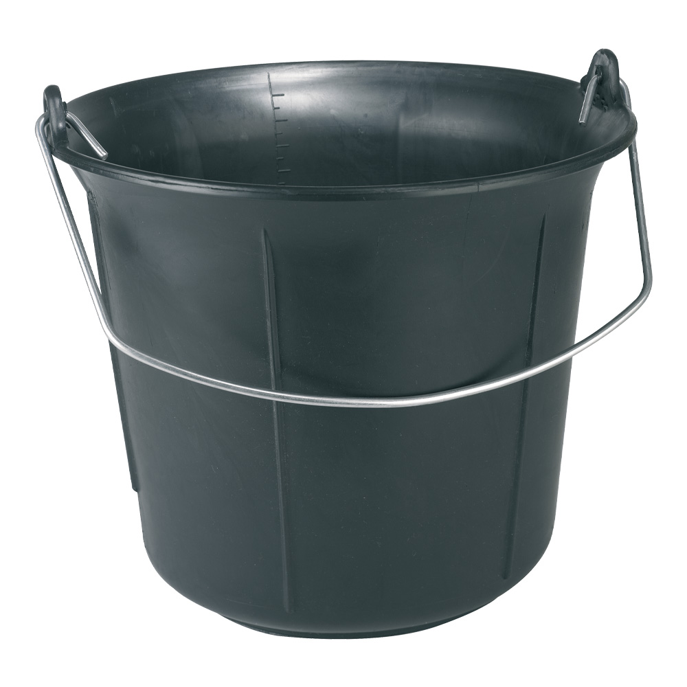 Seau de maçon 13L pro - Noir - 8000035 | Leroy Merlin
