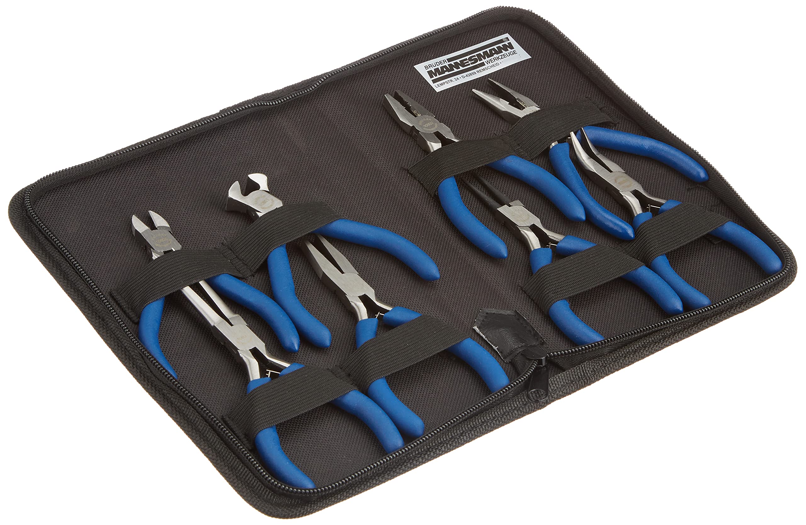 Mannesmann - M10808 – Set pinze per elettronica 8 pz. | Leroy Merlin