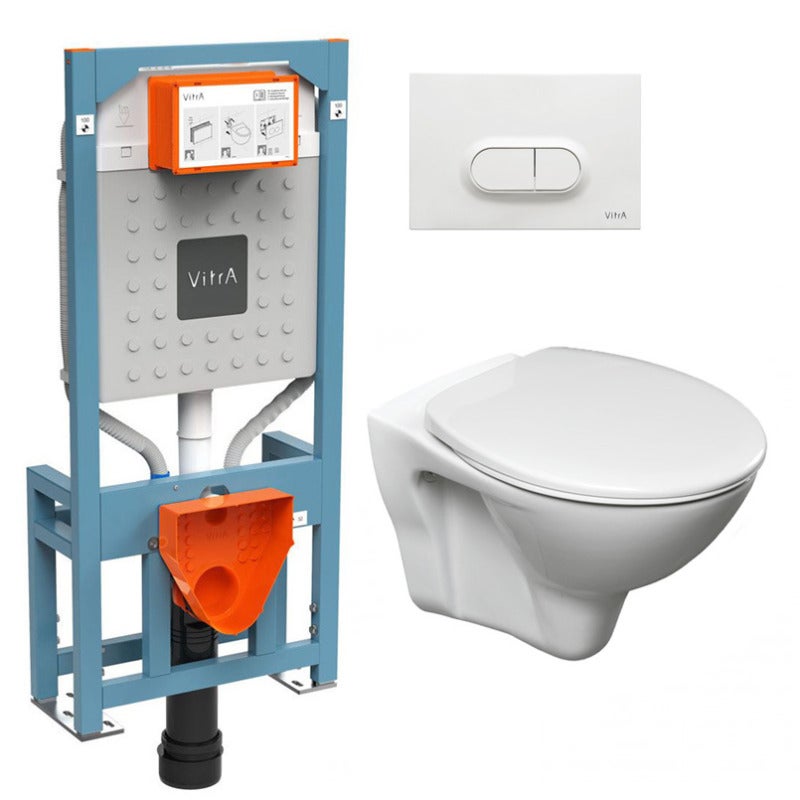 Vitra Pack Bâti-support autoportant 112cm + WC suspendu Jika Neo ...