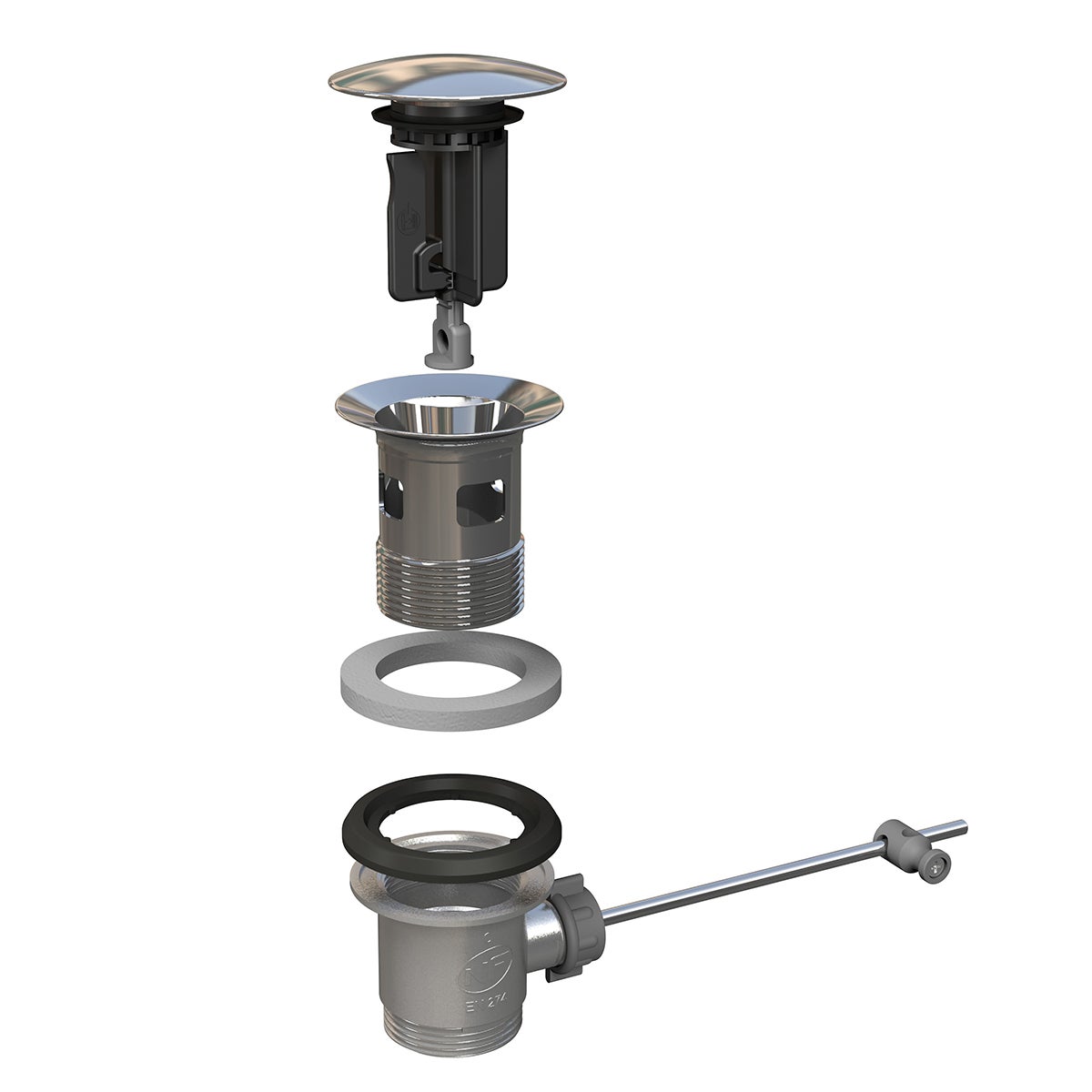 PILETTA PER LAVABO E BIDET KINOKO Tappo Inox D. 36,5 mm | Leroy Merlin