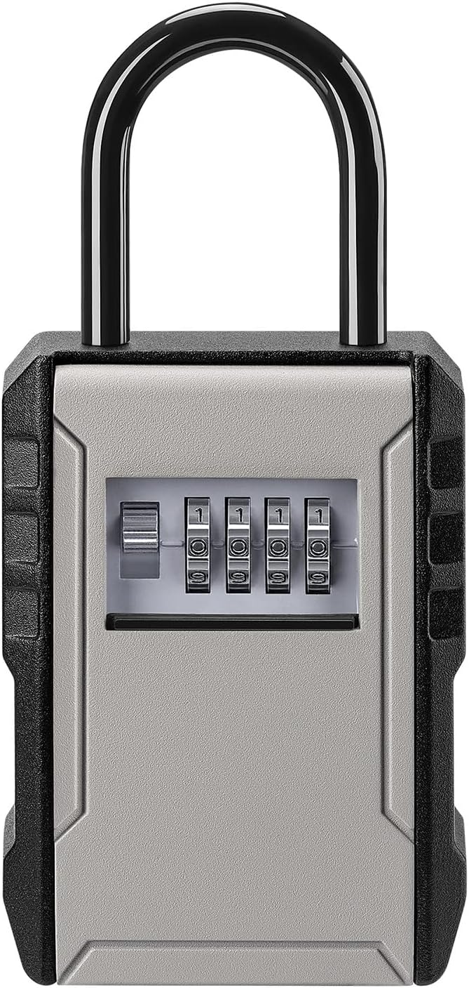 Boîte à clés murale en métal, combinaison à 4 chiffres, étanche ...