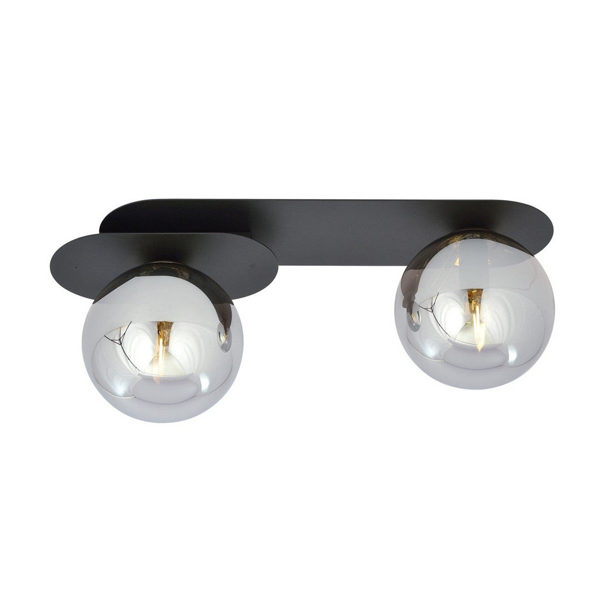 Lámpara de Techo Plaza 4, Acero, Negro, Seven Design | Leroy Merlin