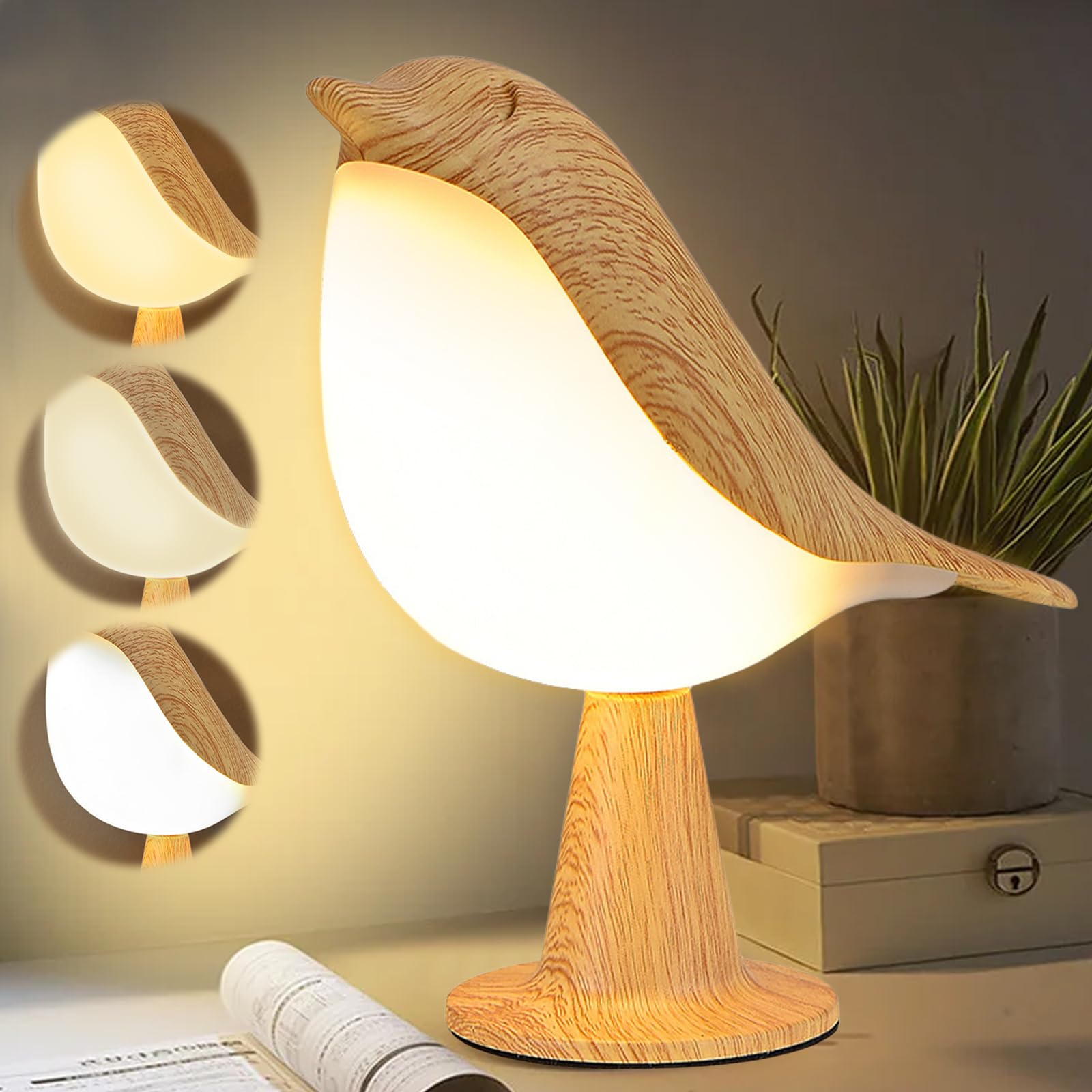 Lampe de table à LED, 3 modes, lampe de chevet, lampe de chevet, lampe ...