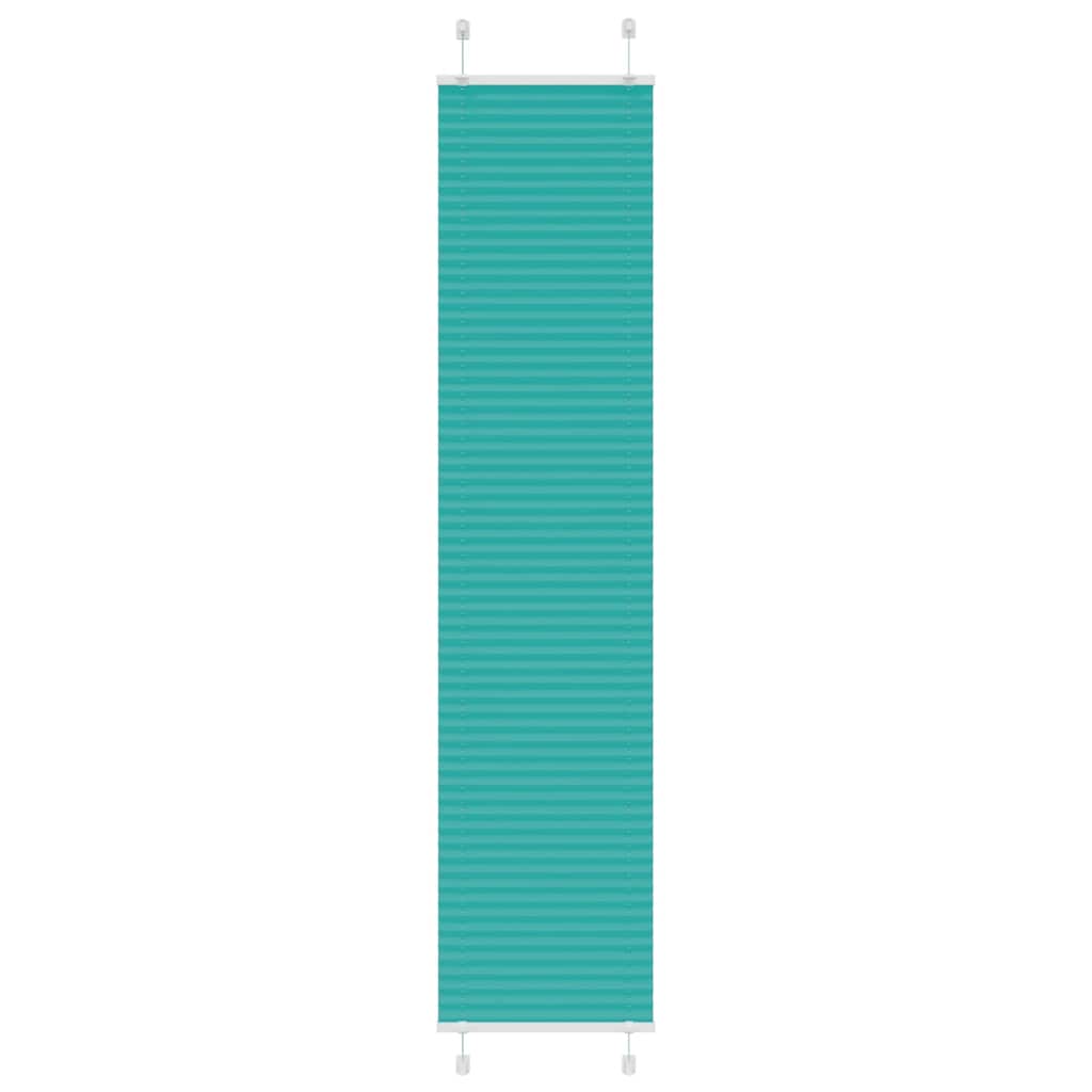 Store plissé vert pétrole 45x200 cm largeur du tissu 44,4 cm vidaXL ...