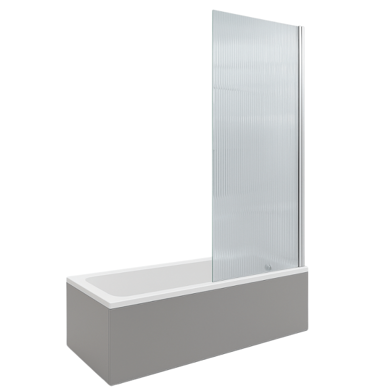Baignoire droite DURAVIT No.1 1800x800mm + Pare bain droit AURYS ...