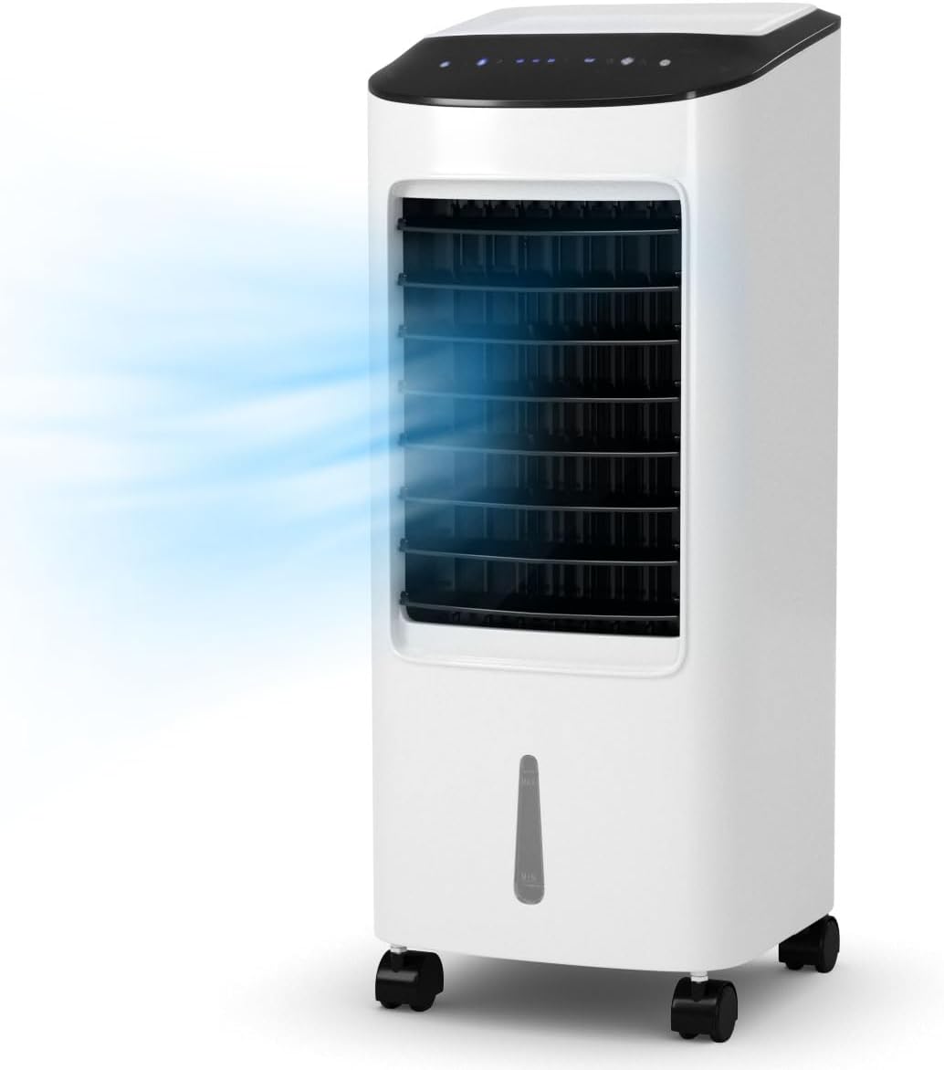 7L Refroidisseur d'Air avec Oscillation Reglable, Ventilateur Froid ...