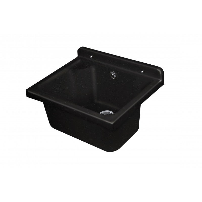Mini évier mural extérieur, 42,5 x 34 cm, noir, compact et durable ...