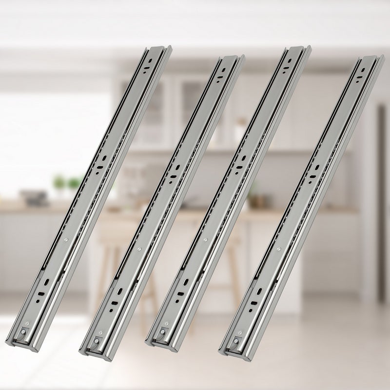 Coulisse à billes pour tiroir montage en rainure 45mm Glissières de ...