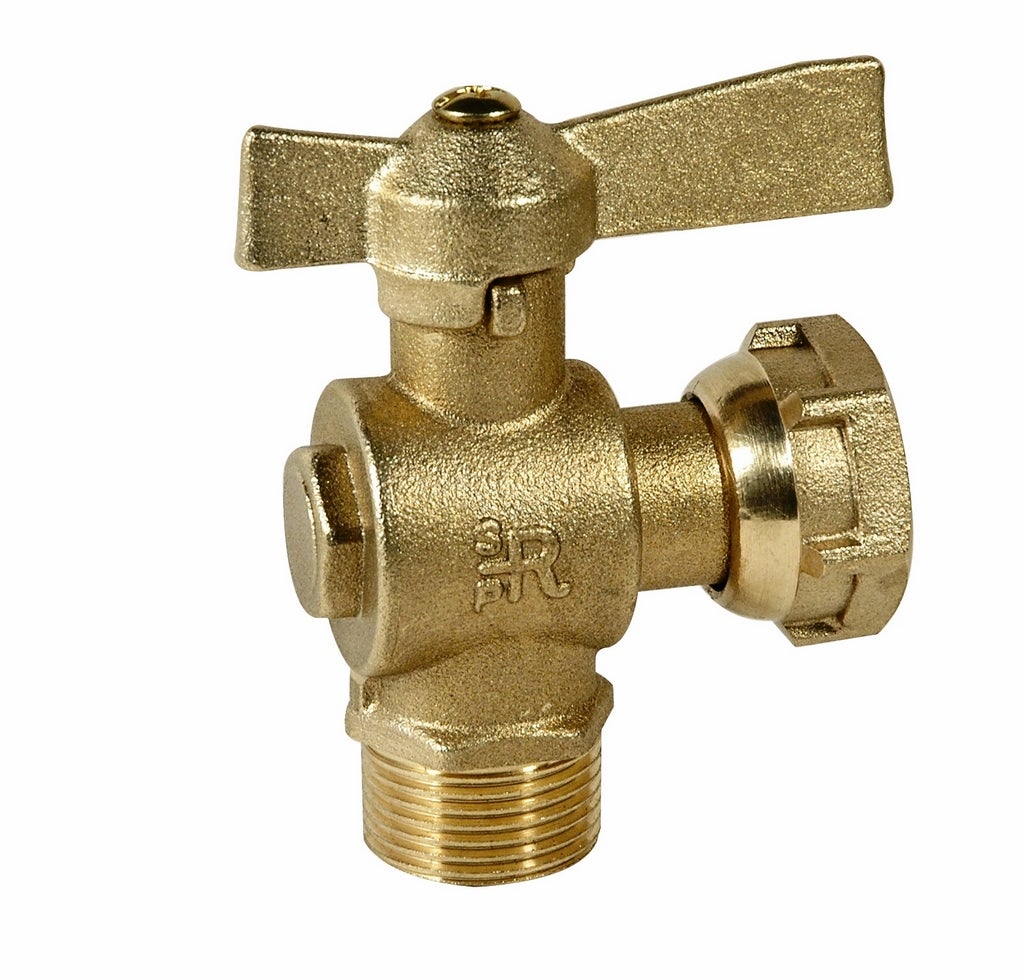 Robinet équerre, boisseau sphérique, 550 JS - DN15 - M3/4'' - EP3/4 ...
